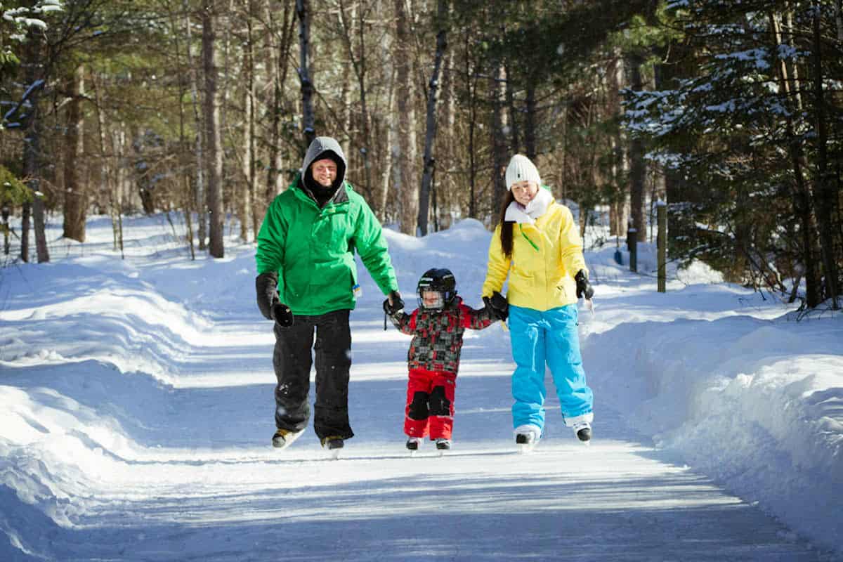 Ice Skating Trail at Arrowhead Provincial Park