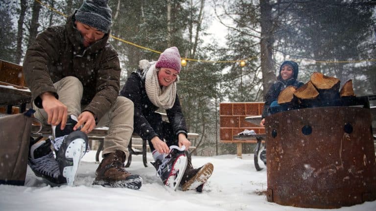 Ice Skating Trail at Arrowhead Provincial Park